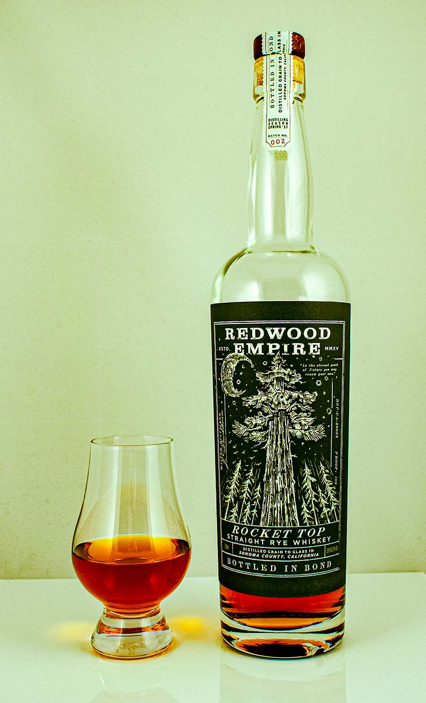 Redwood Empire Rocket Top Bottled-in-Bond Rye - Mostly Bourbon